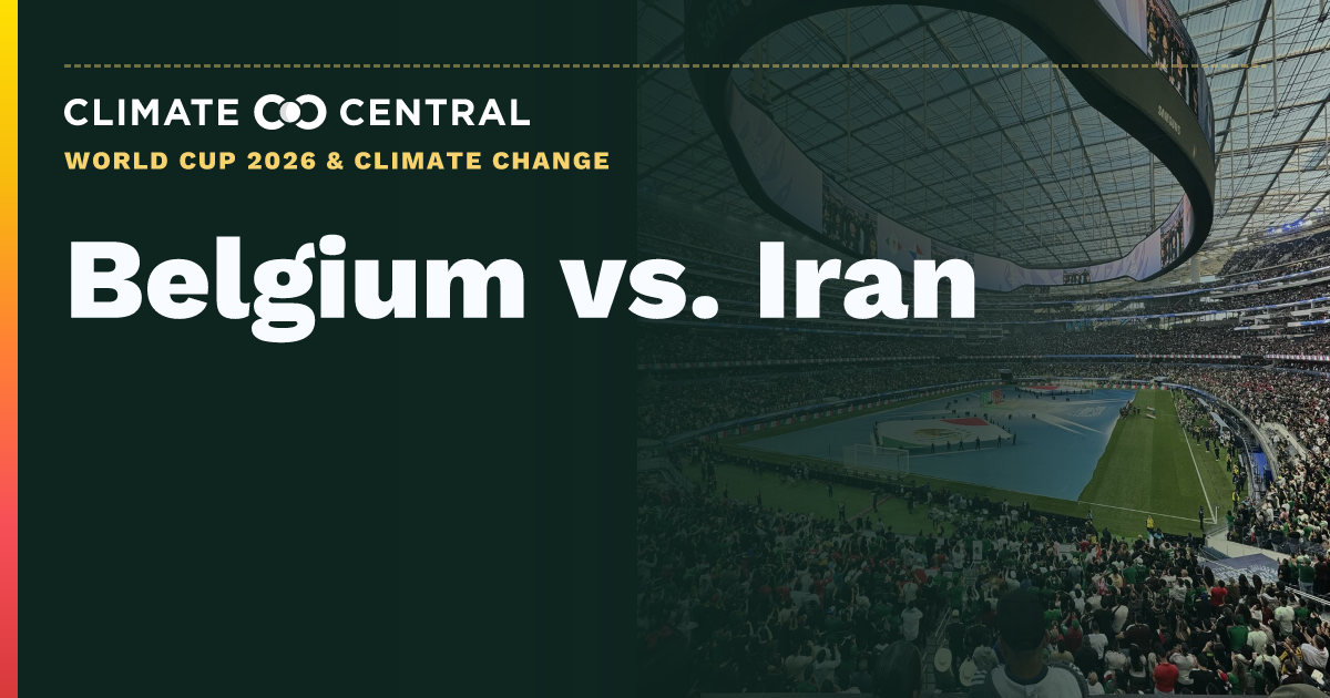 Belgium vs. Iran and performance-impairing heat | World Cup & Climate ...