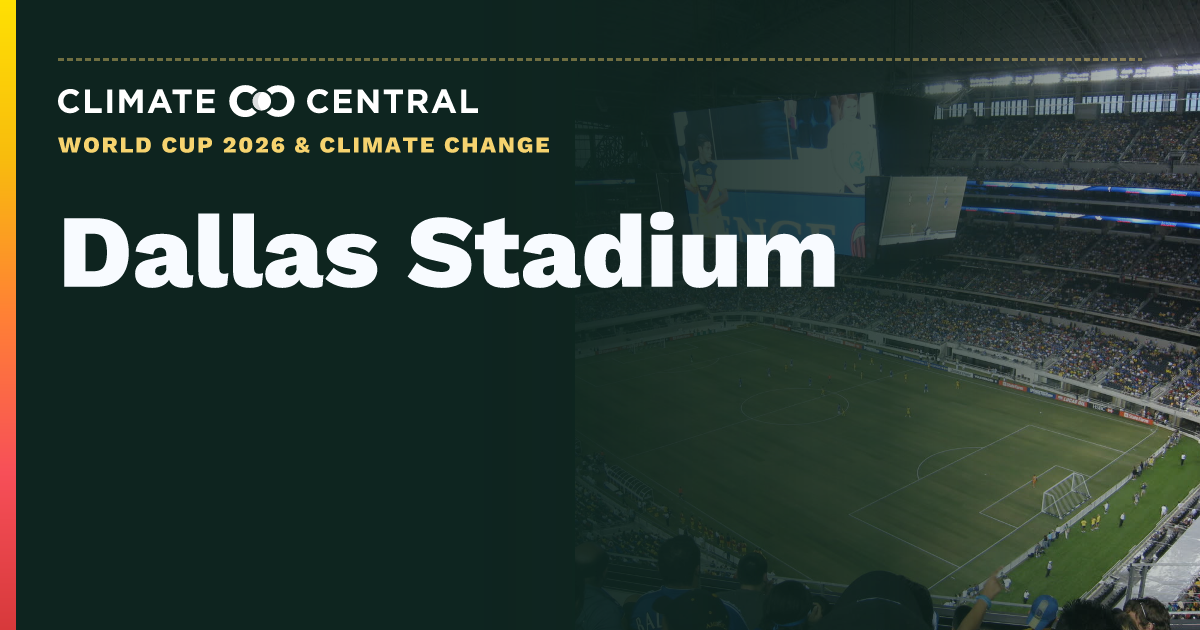 Dallas Stadium and performance-impairing heat | World Cup & Climate Change